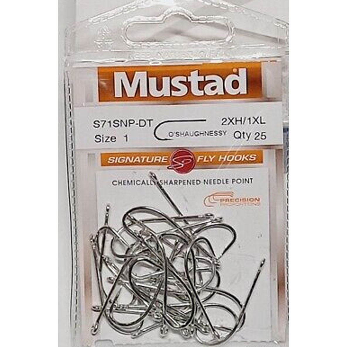 Mustad “Signature Fly Hooks” S71SNP - DT (2XH / 1XL) 25 pack ...